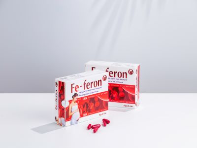Viên Sắt bầu Fe - Feron, Viên sắt hỗ trợ ngăn ngừa thiếu máu không gây ...